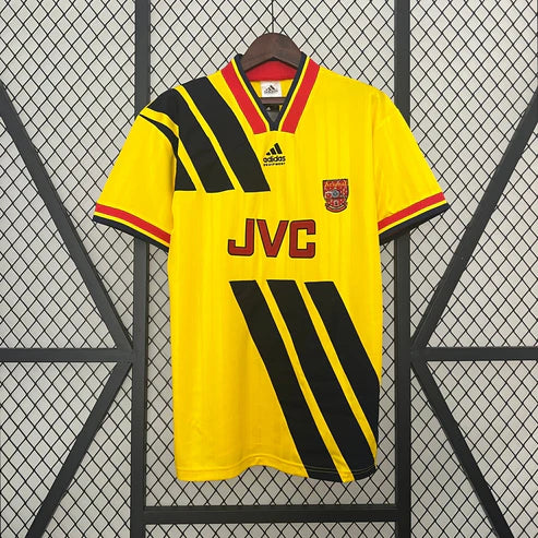 Arsenal 93/94 Away Yellow Retro Jersey – The Football Jersey